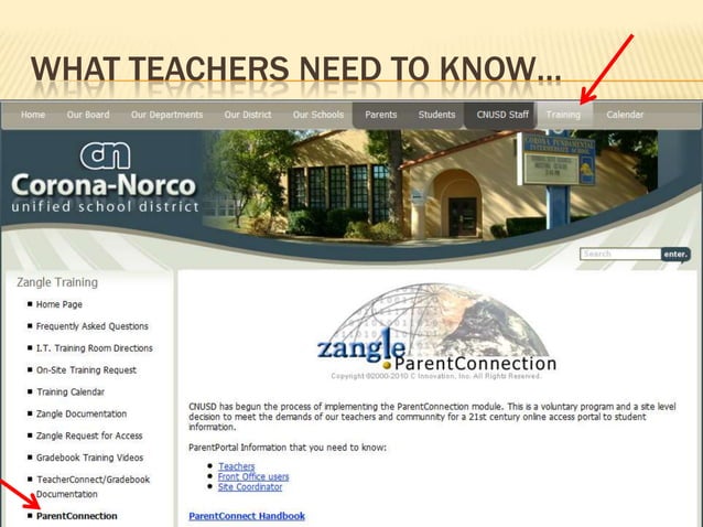 Parent Connection Demonstration | PPT