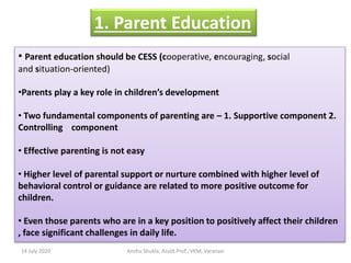 Parent education | PPTX