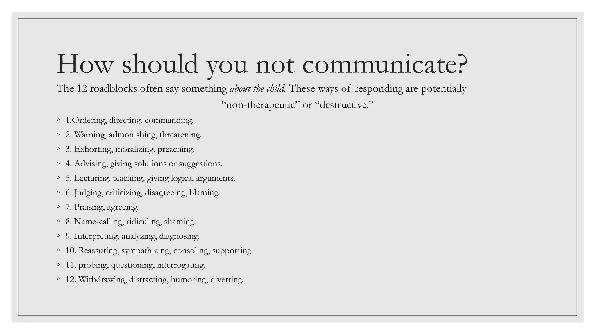 Parent effectiveness training pres | PPTX