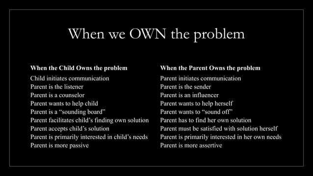 Parent effectiveness training pres | PPTX