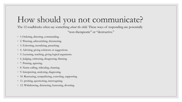 Parent effectiveness training pres | PPTX