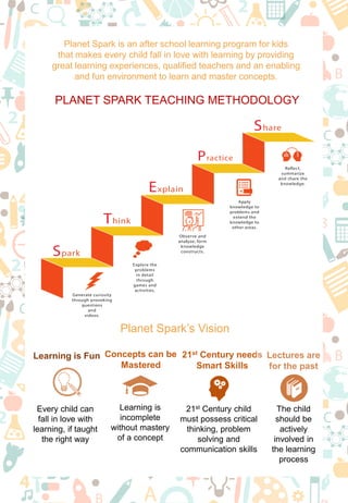 Planet Spark Brochure | PDF
