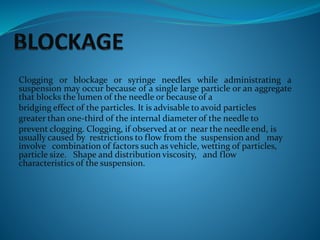 Preparation & stability of large & small volume parentrals | PPTX