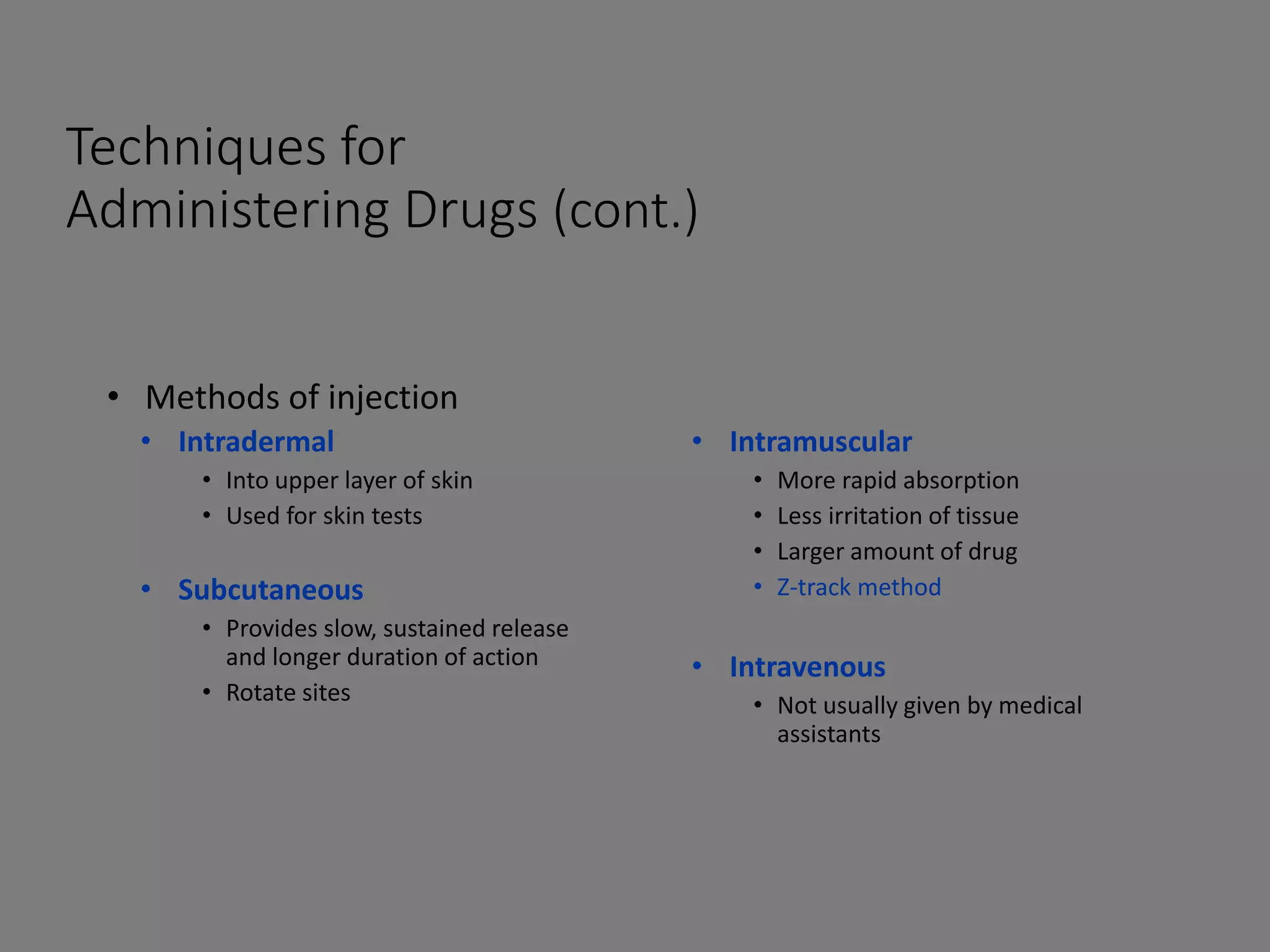 Parenteral administration | PPTX