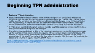 Parenteralandenteralfeeding or Total parentral nutrition | PPTX