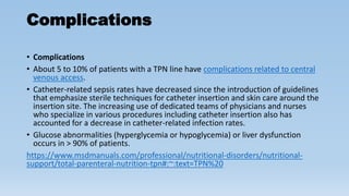 Parenteralandenteralfeeding or Total parentral nutrition | PPTX