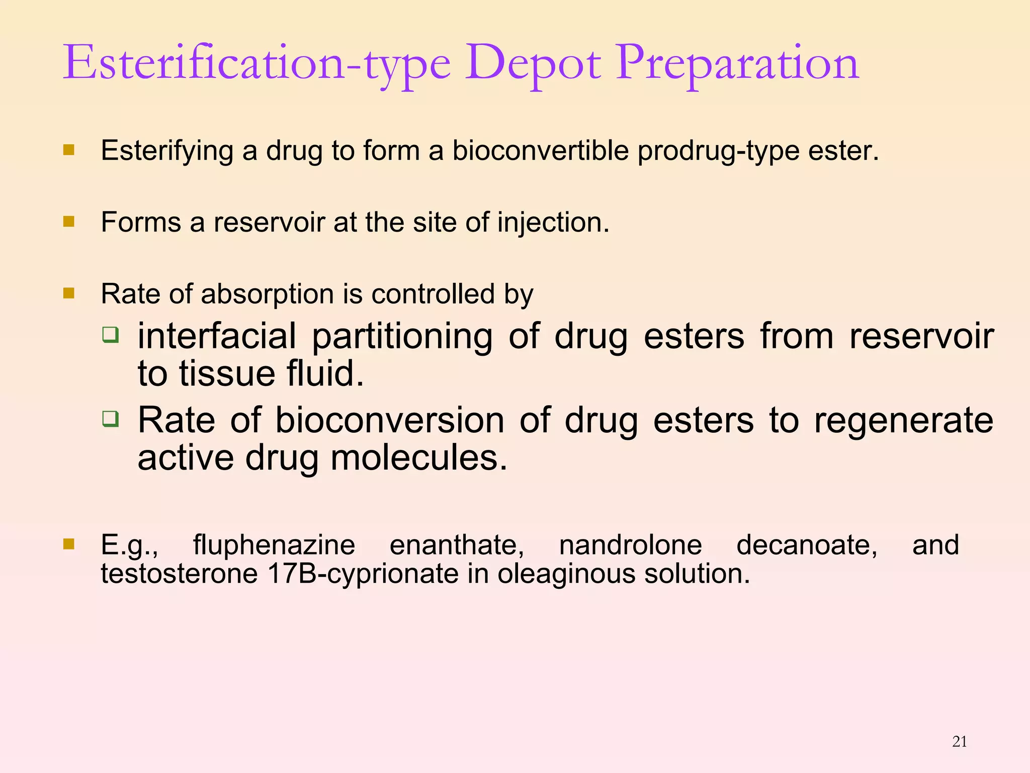 Parenteral controlled drug delivery system sushmitha | PPT