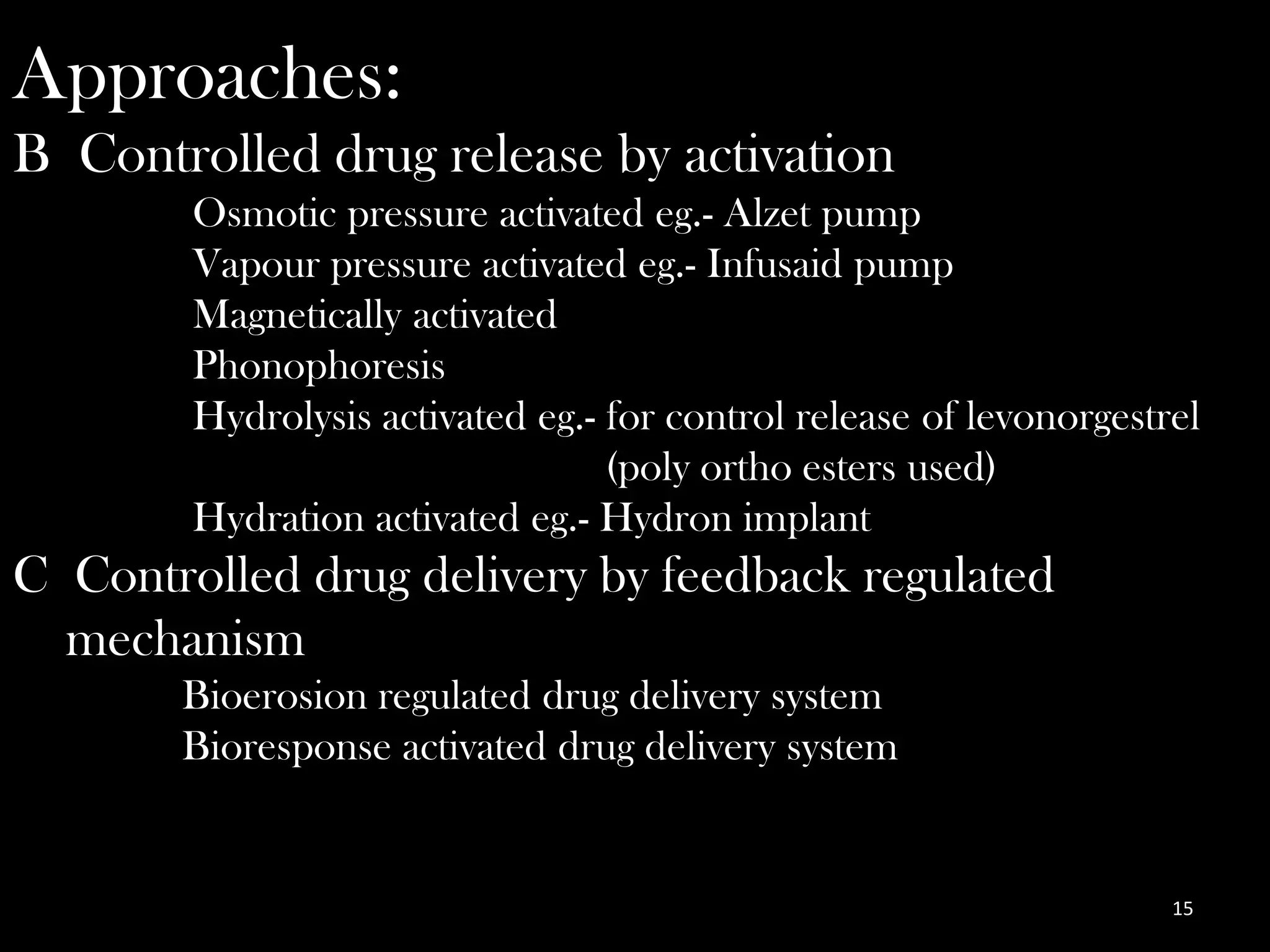 Parenteral controlled release drug delivery system - by varsha phirke ...