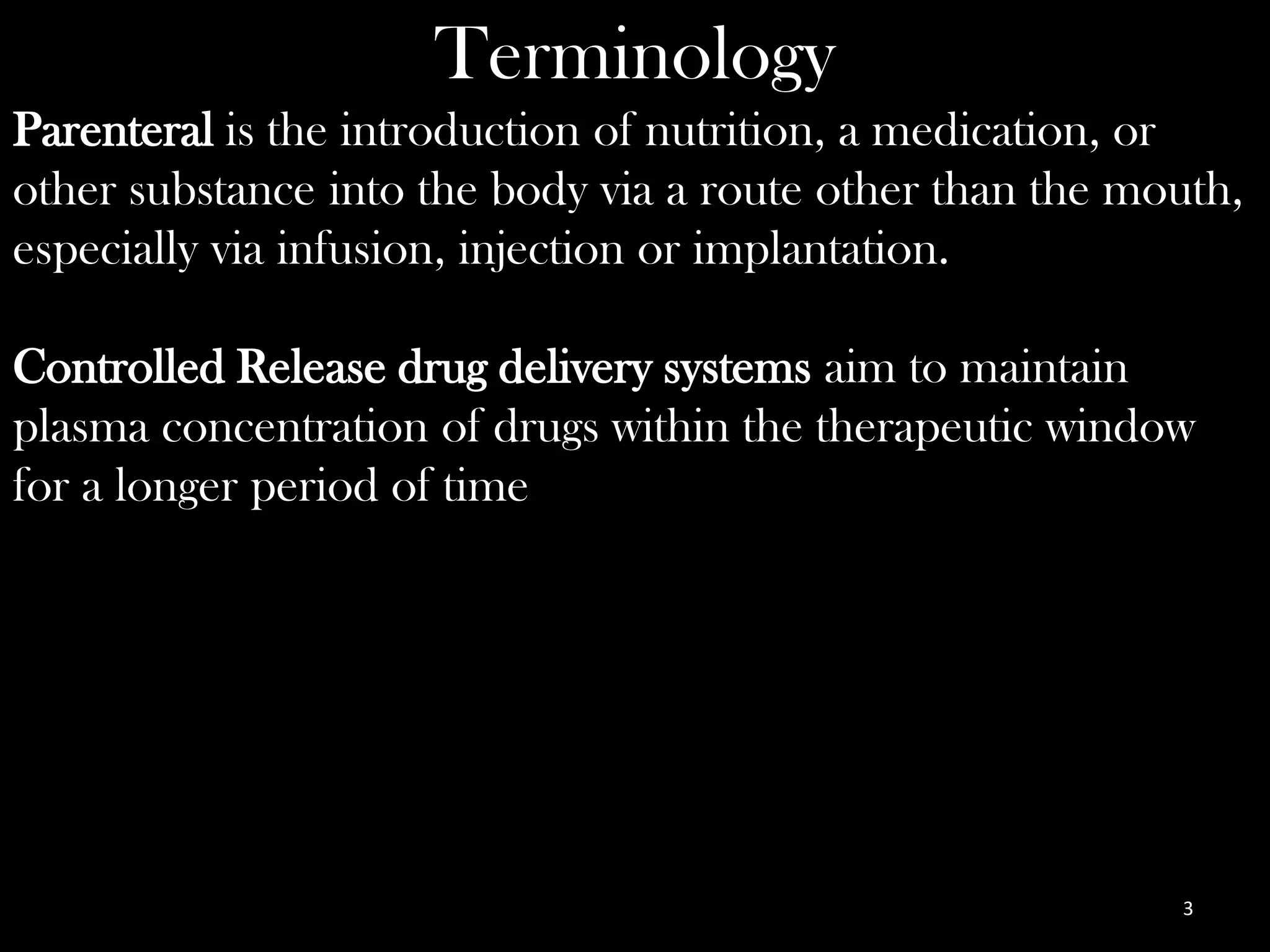 Parenteral controlled release drug delivery system - by varsha phirke ...