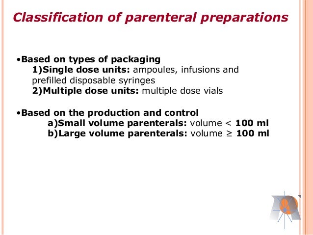 Parenterally Administered Definition