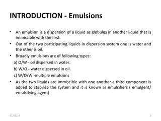 Parenteral emulsions | PPT