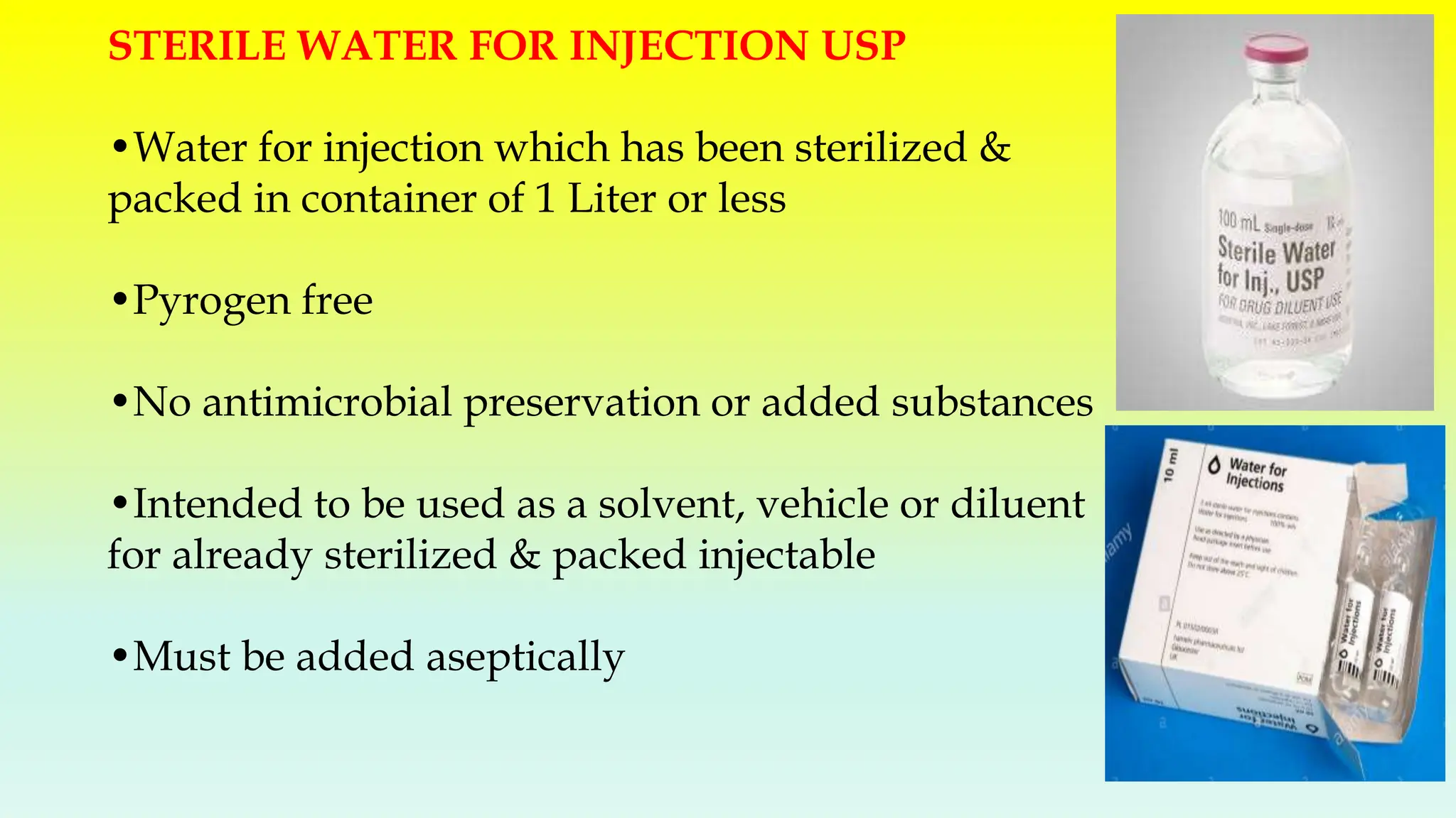 Parenteral Formulations products requirements | PPTX