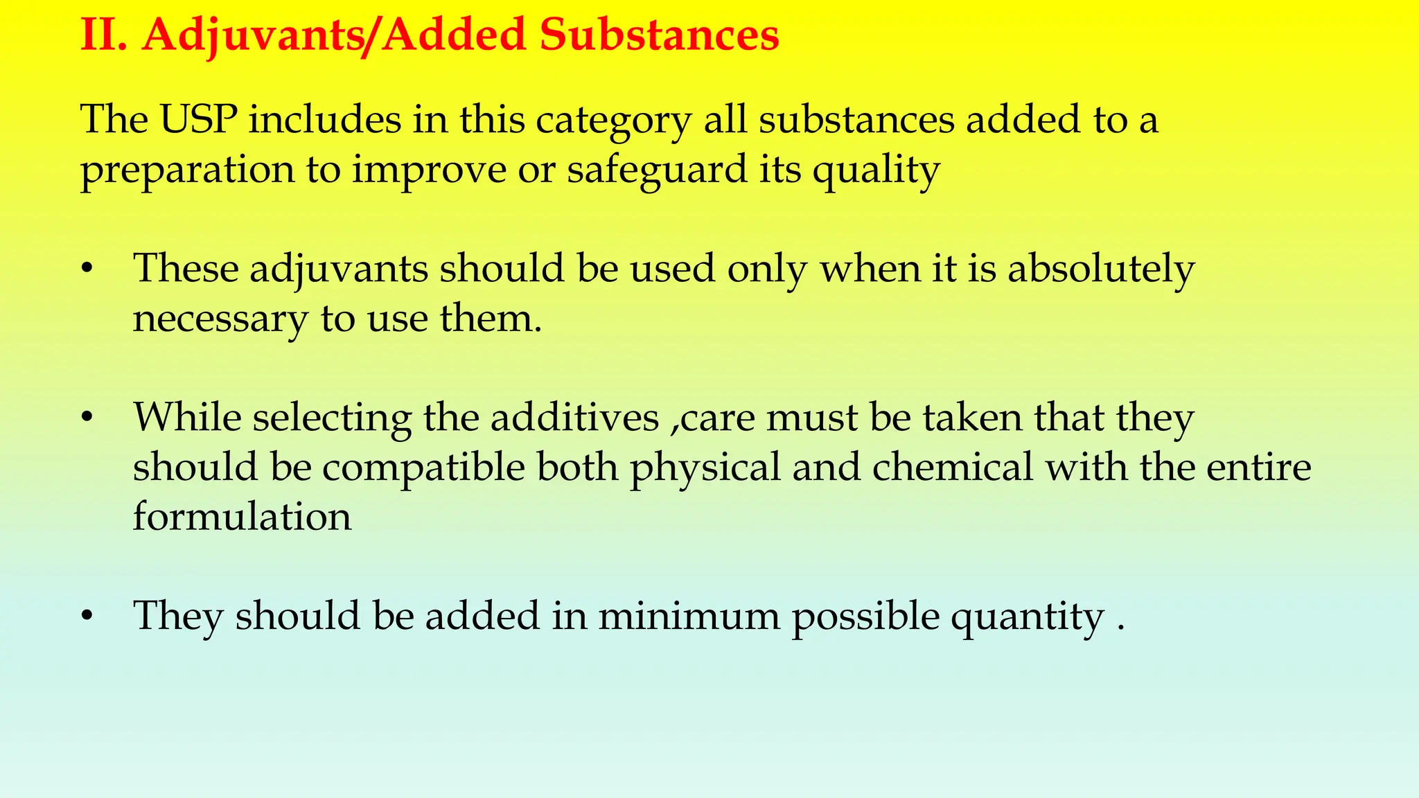 Parenteral Formulations products requirements | PPTX