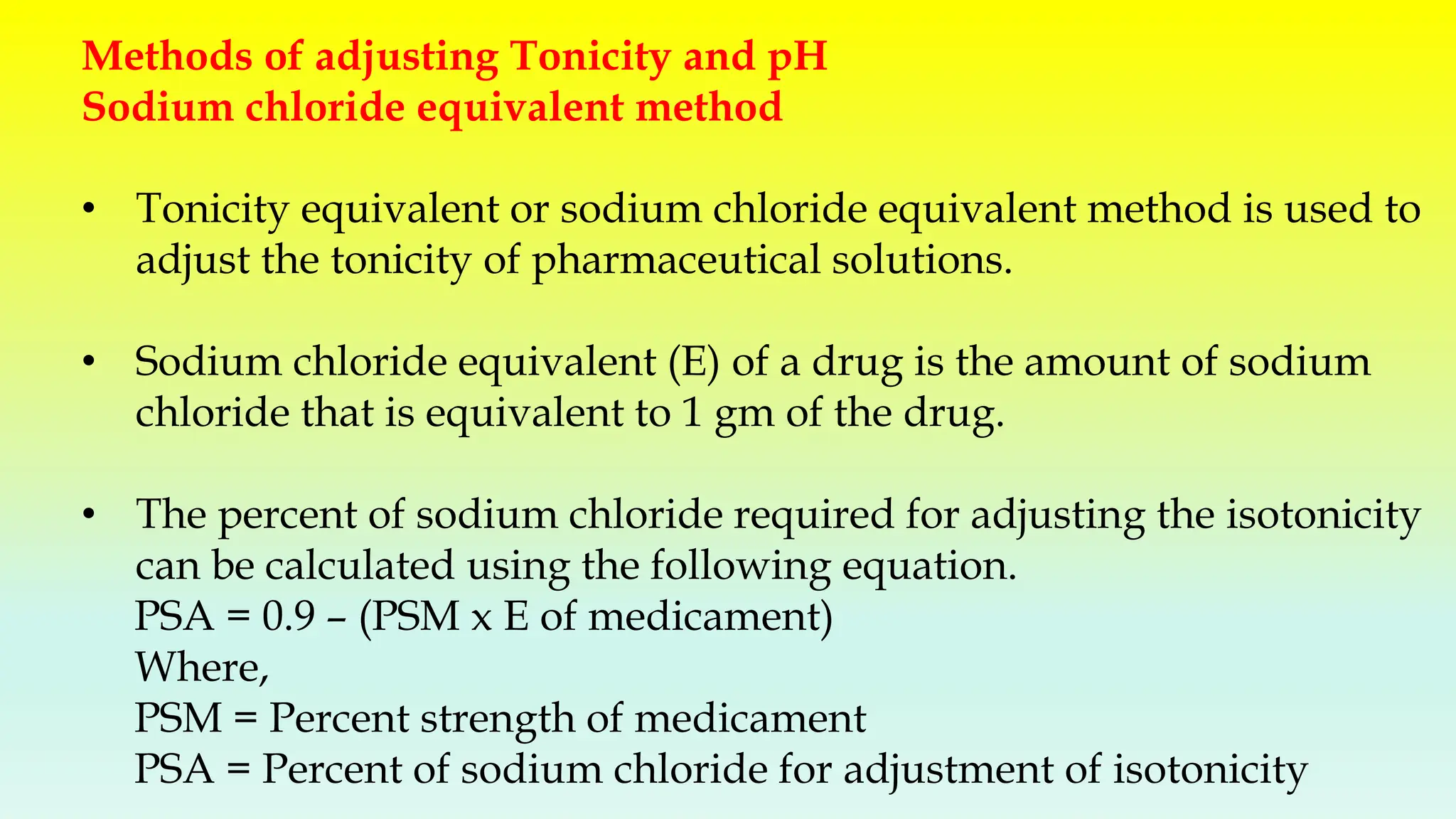 Parenteral Formulations products requirements | PPTX