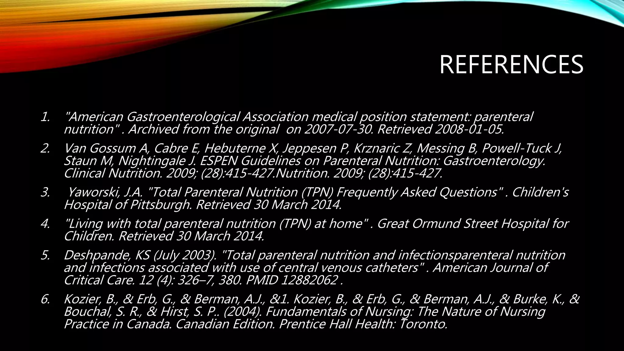 Parenteral Nutrition | PPT