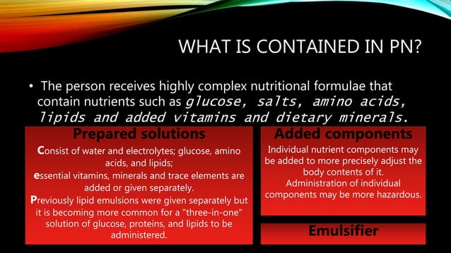 Parenteral Nutrition | PPT