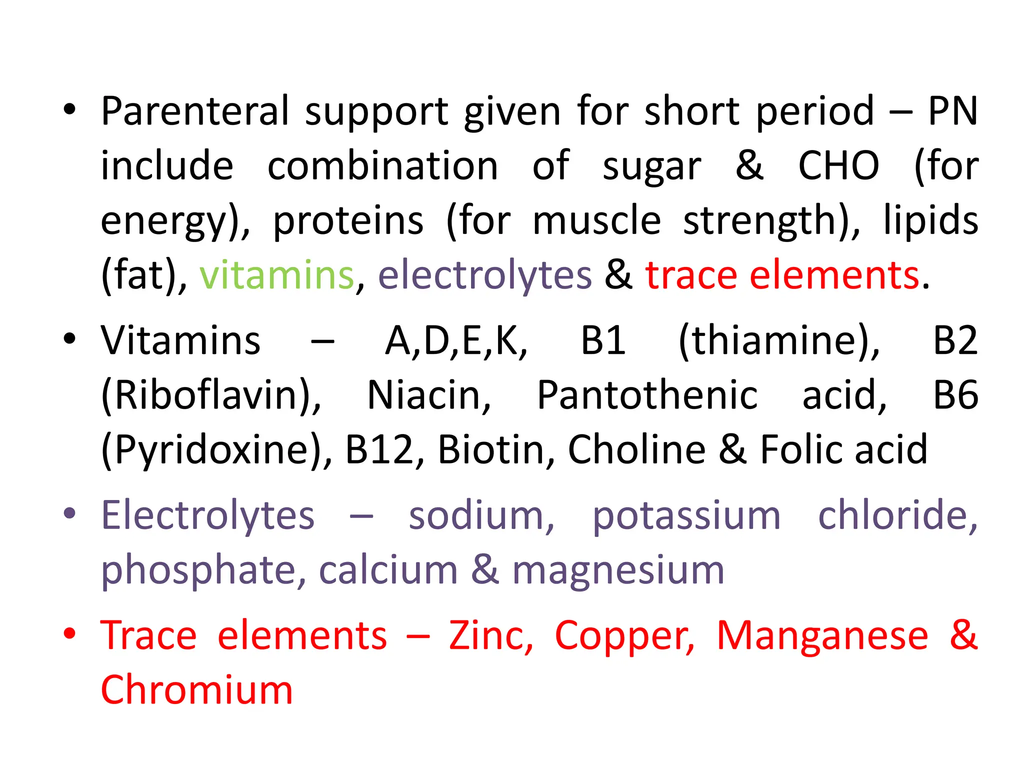 Nutritional Composition for Parenteral Nutrition.ppt