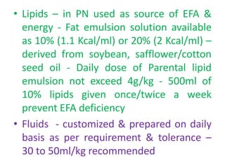 Nutritional Composition for Parenteral Nutrition.ppt