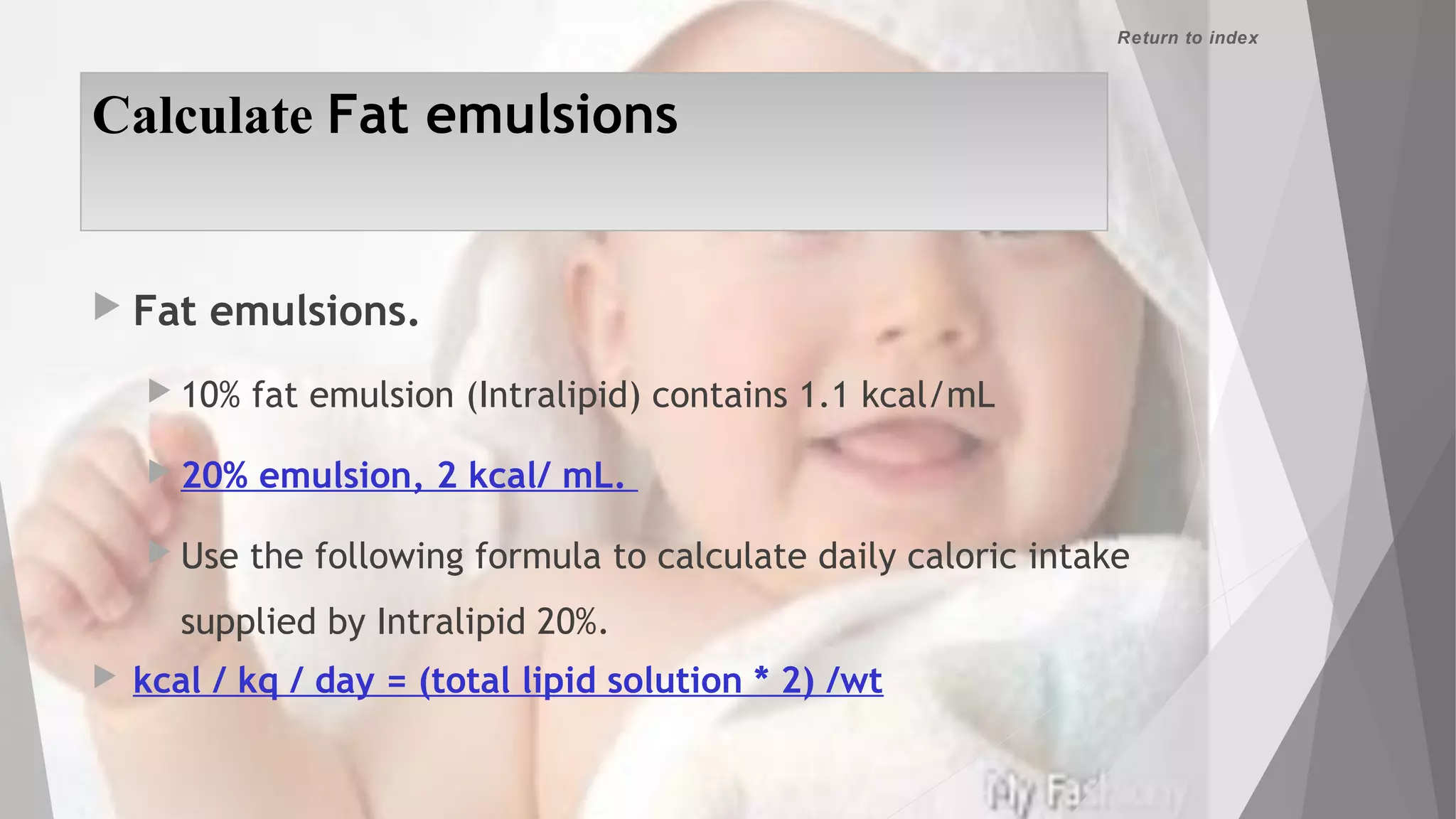 Parenteral nutrition in neonat | PPT