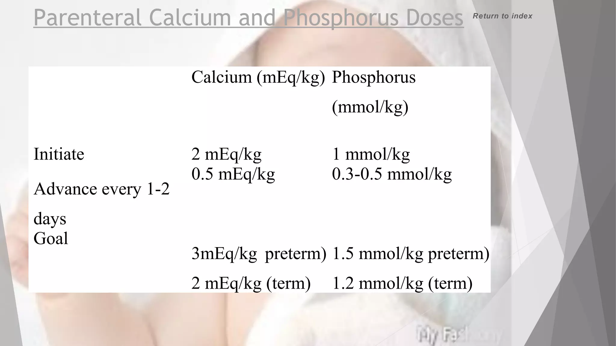 Parenteral nutrition in neonat | PPT