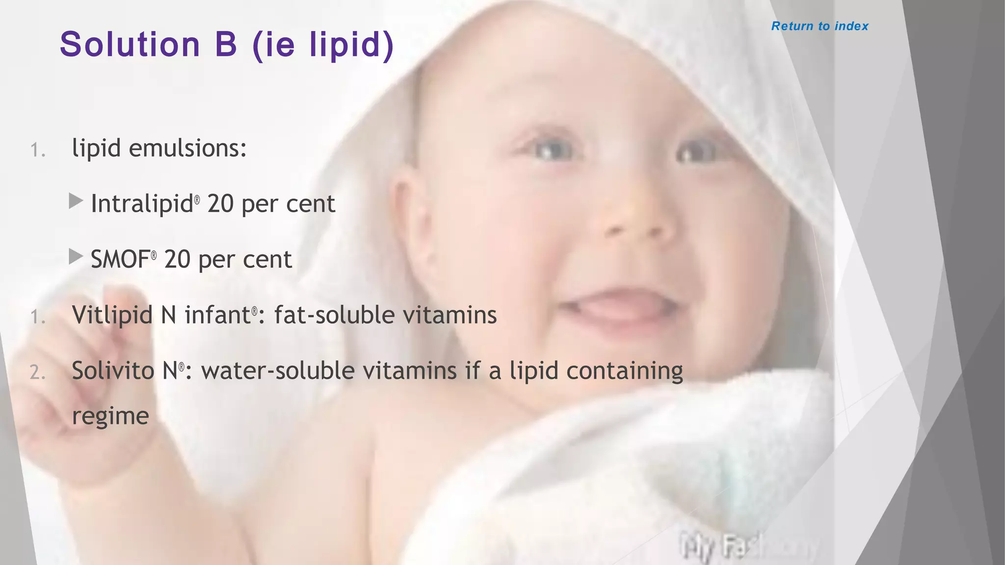 Parenteral nutrition in neonat | PPT
