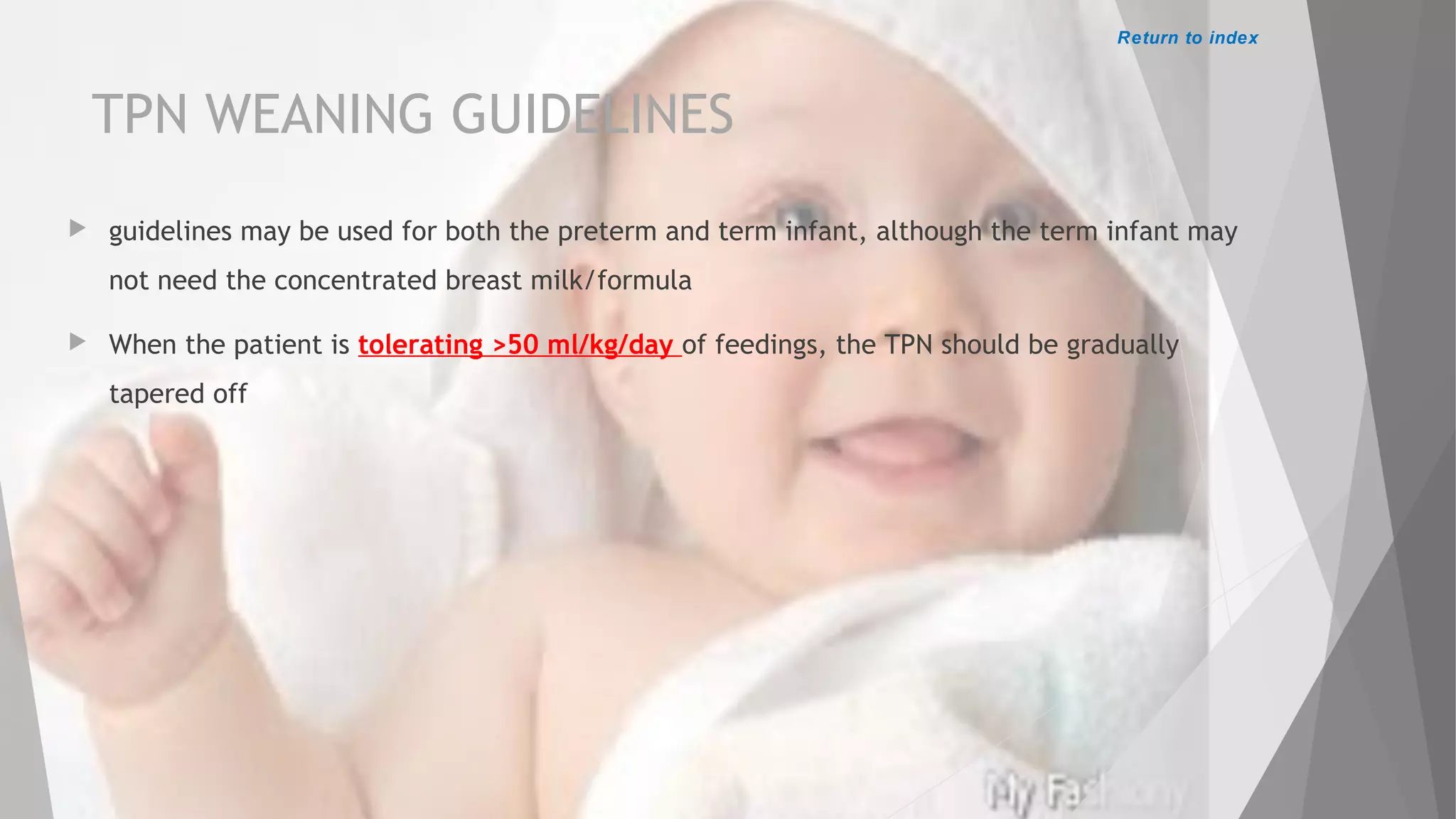 Parenteral nutrition in neonat | PPT