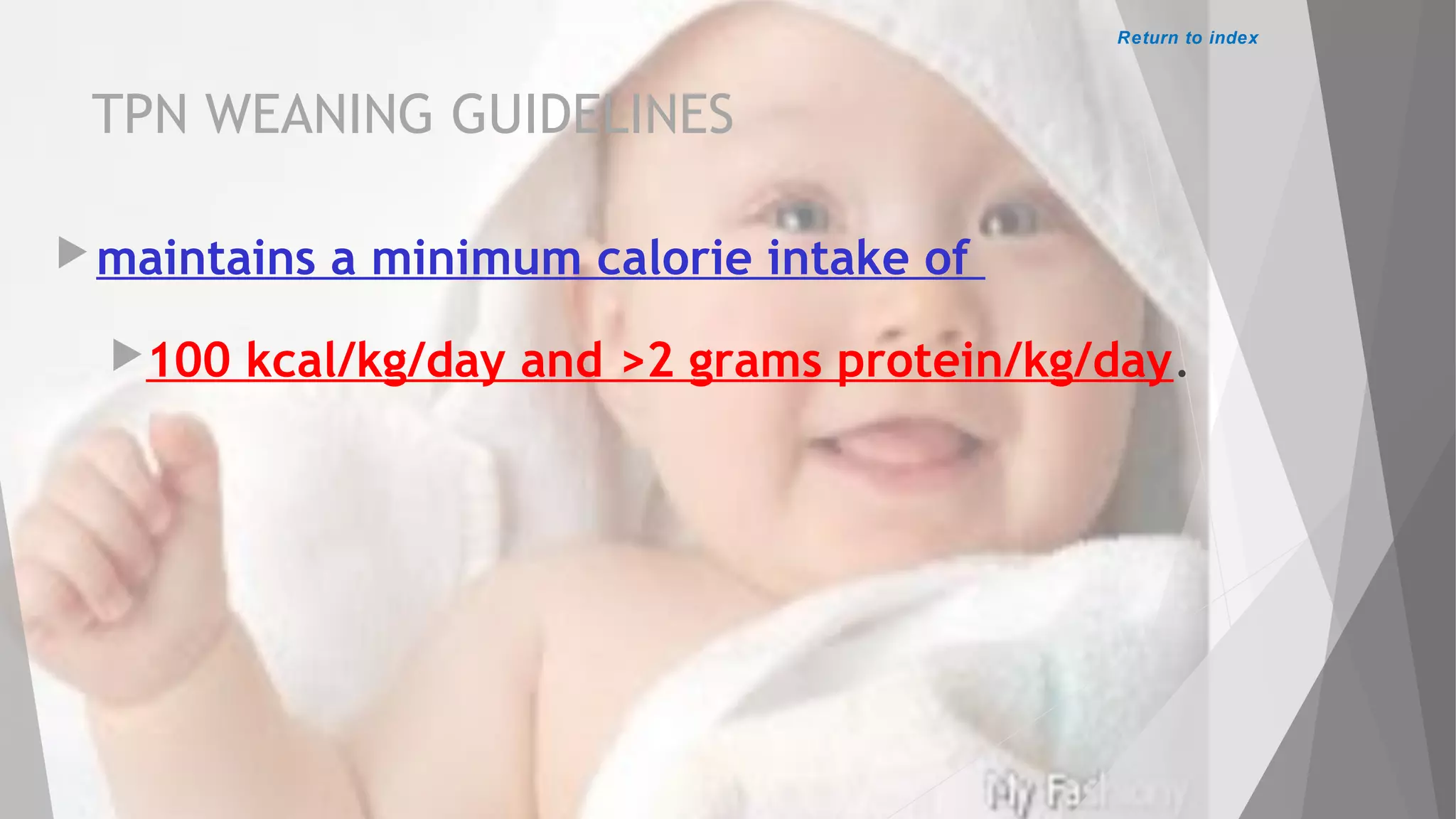 Parenteral nutrition in neonat | PPT