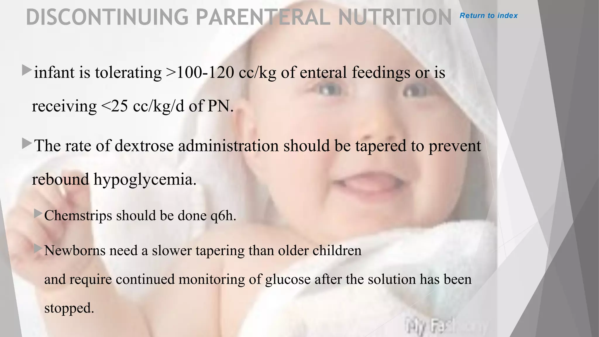 Parenteral nutrition in neonat | PPT