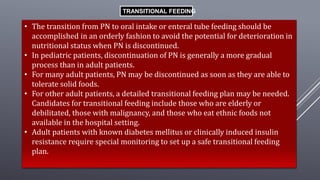 Parenteral Nutrition - Monitoring and Guidelines | PPTX