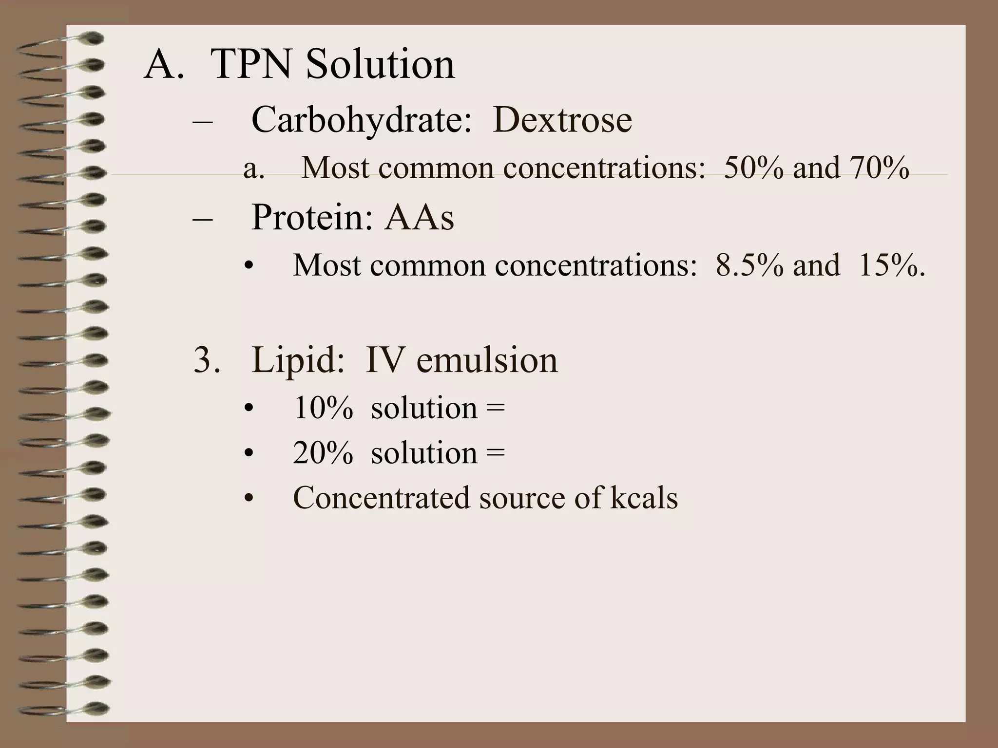 Parenteral Nutrition Web | PPT