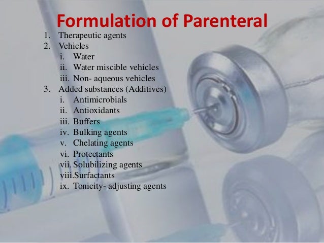 Parenteral - Industrial