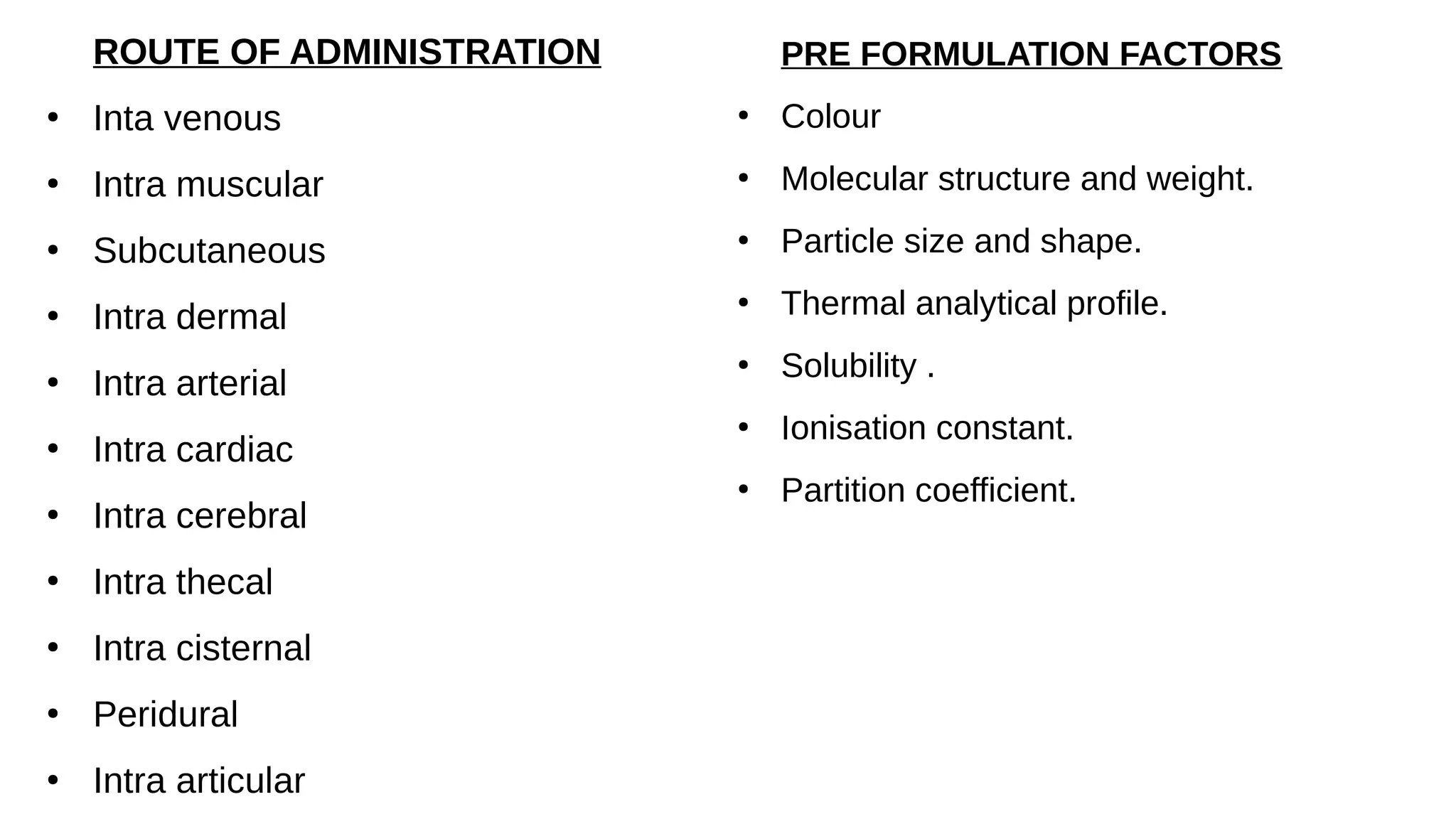 Parenteral preparations,Injection Infusion, Powder for injection ...