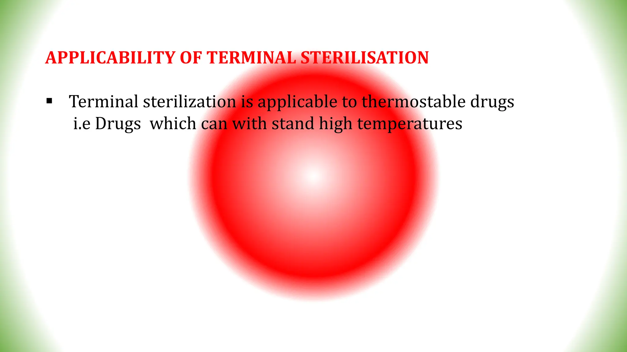 Parenteral Production process sterilisation and filling | PPTX