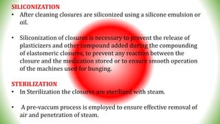 Parenteral Production process sterilisation and filling | PPTX