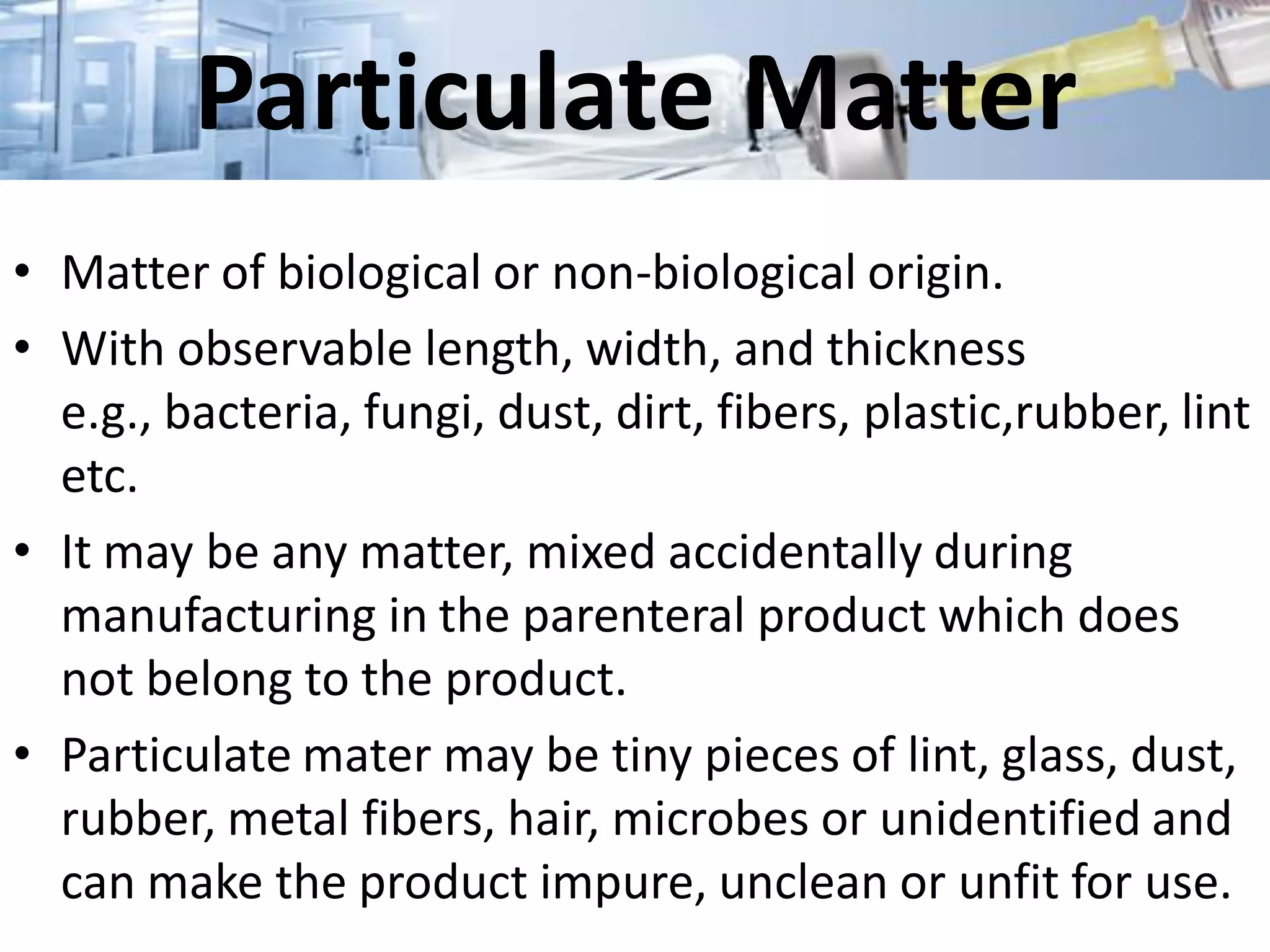 Parenteral products | PDF