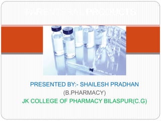 Parenteral products | PPT
