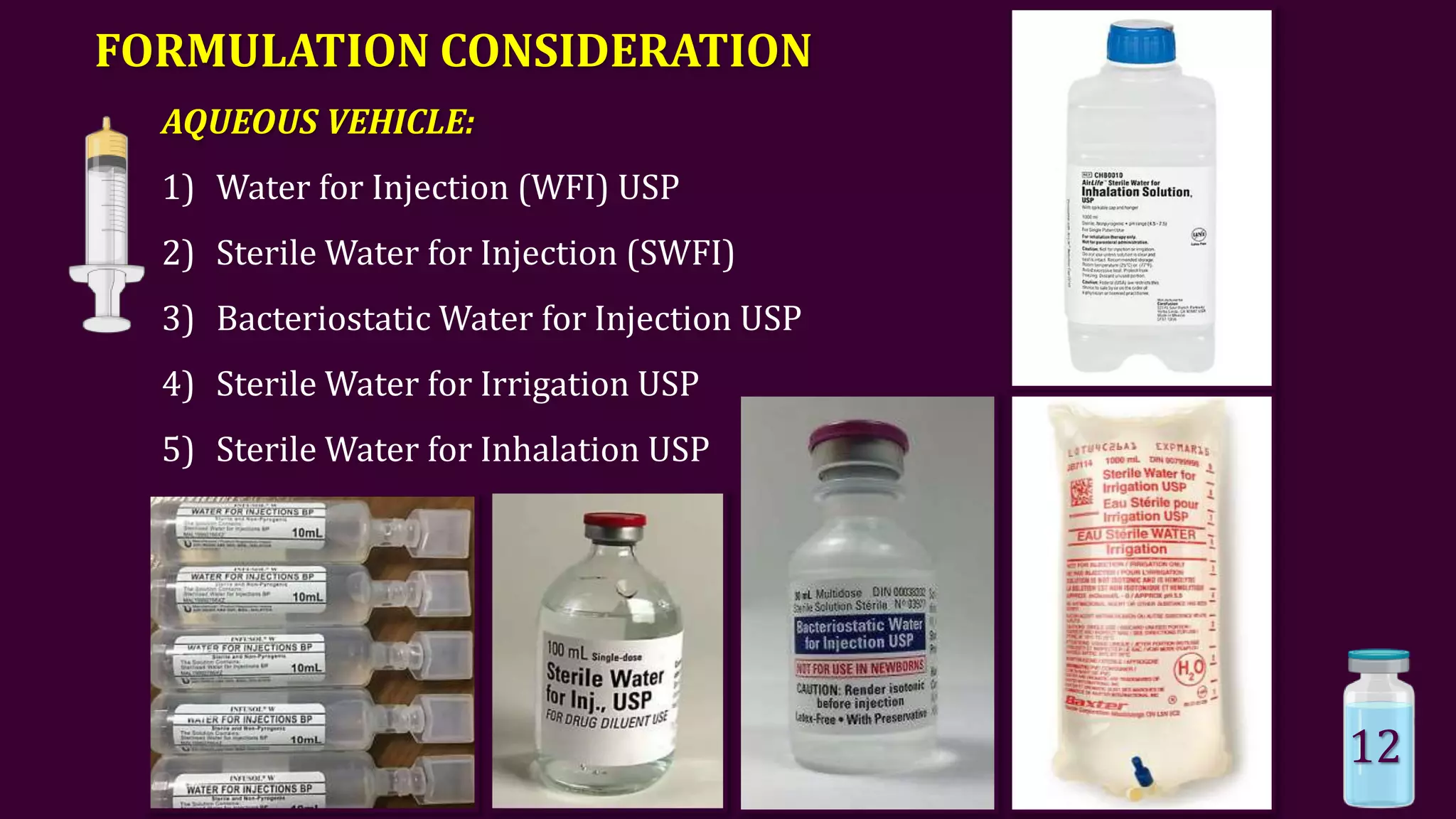 PARENTERAL PRODUCTS | PPTX