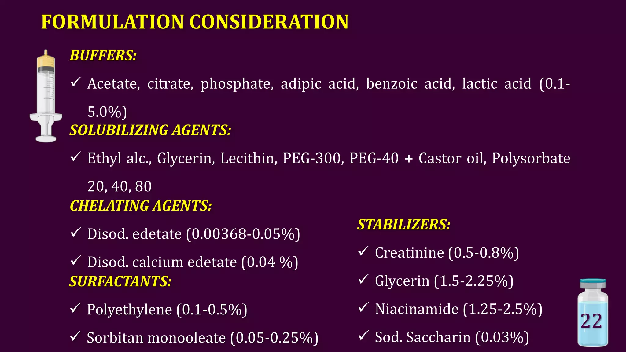 PARENTERAL PRODUCTS | PPTX