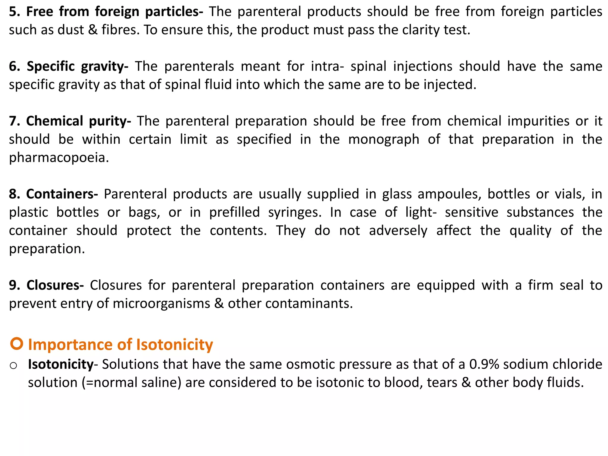 Parenteral Products | PPTX