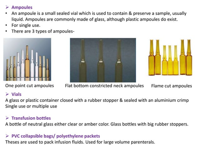 Parenteral Products | PPTX