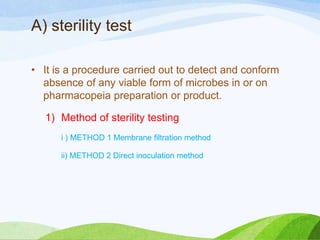 Sterile Products & admixtures | PPT