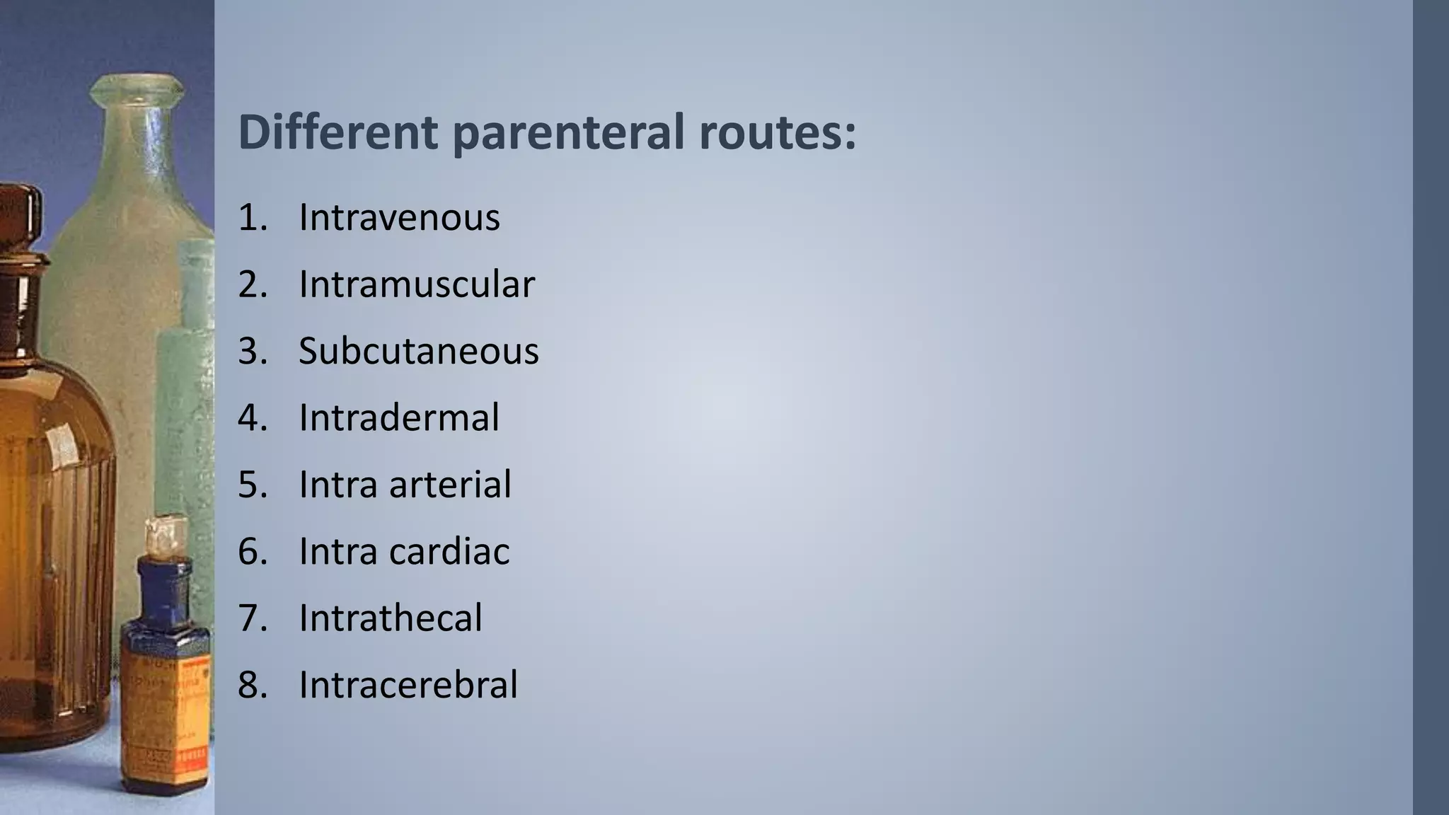 Parenterals | PPT