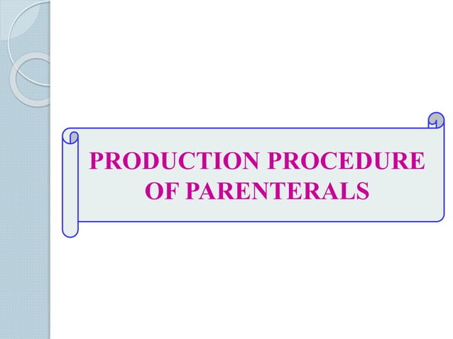 Parenterals | PPTX