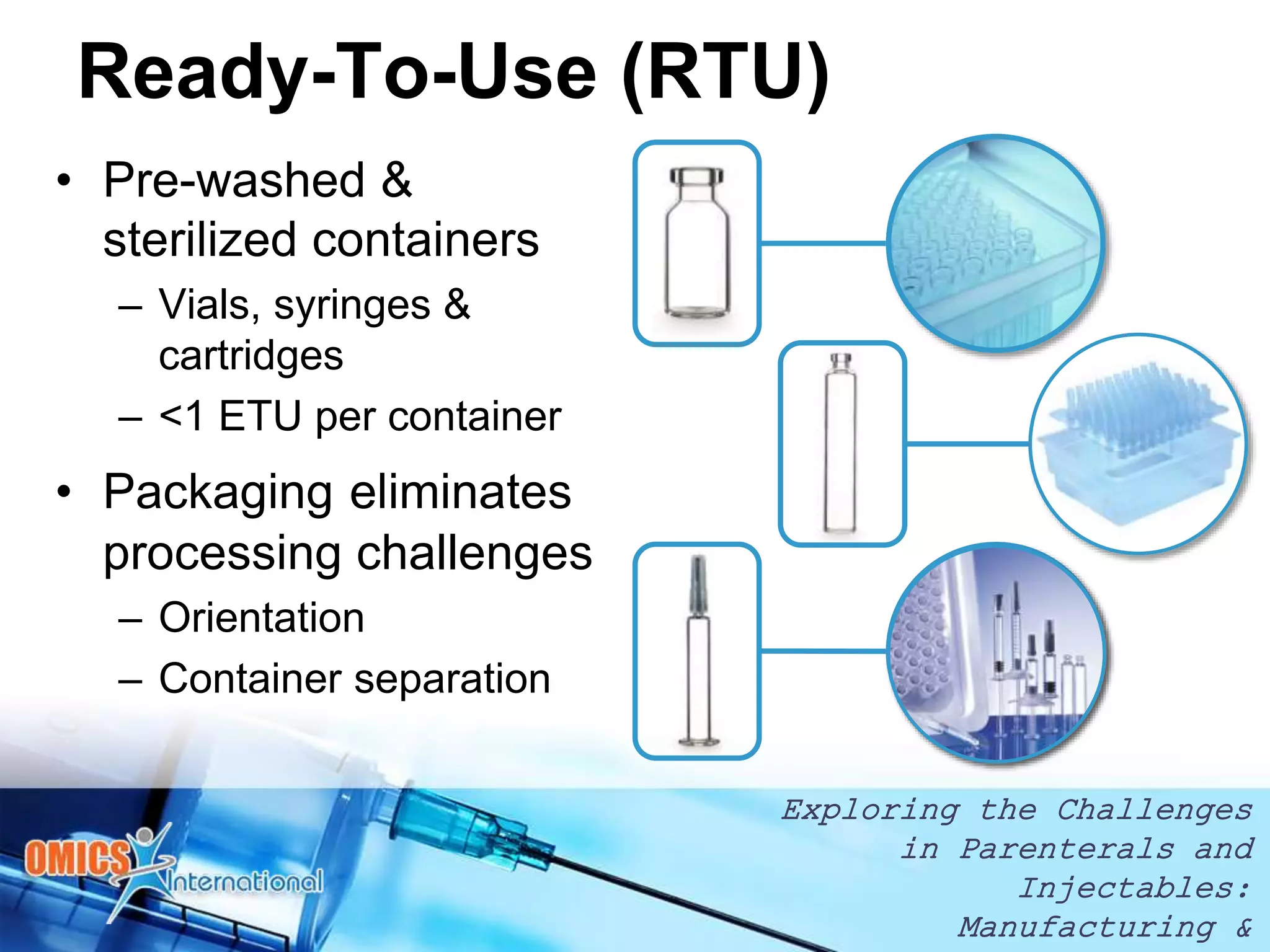 Adapting Drug Product Manufacturing Strategy & Processes for Ready-To ...