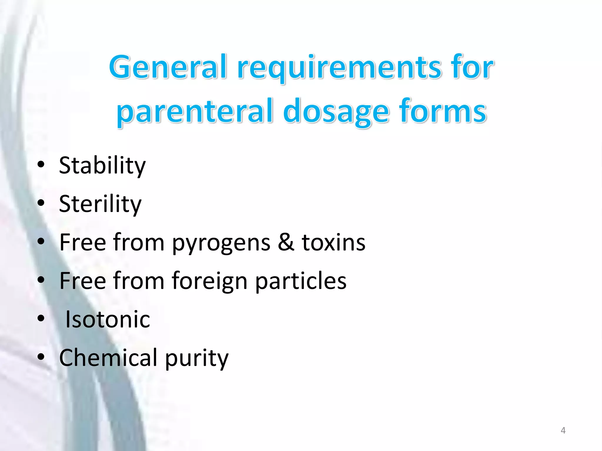 Parenteral preparations | PPTX