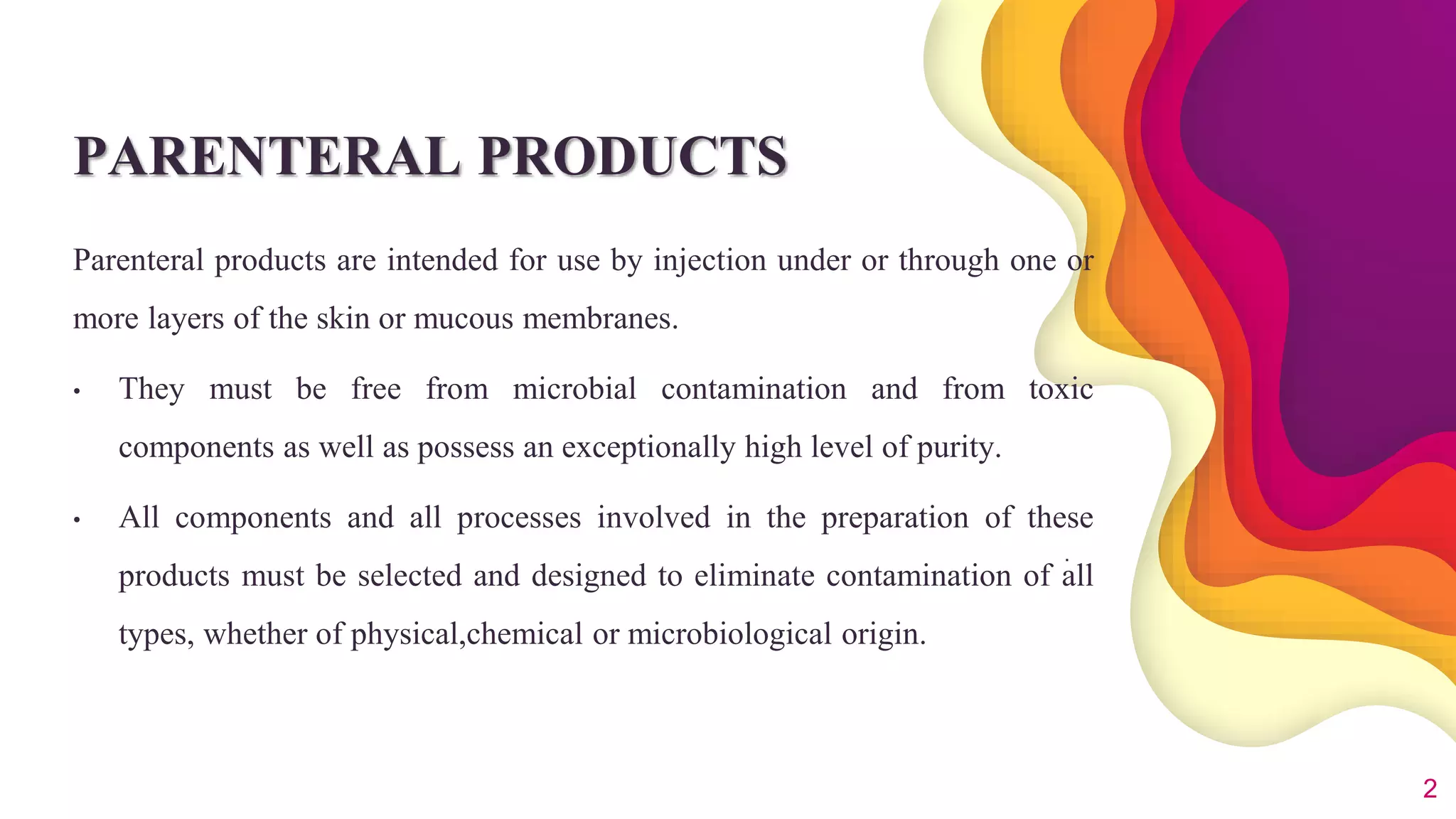 Types of Parenteral Formulation | PPTX