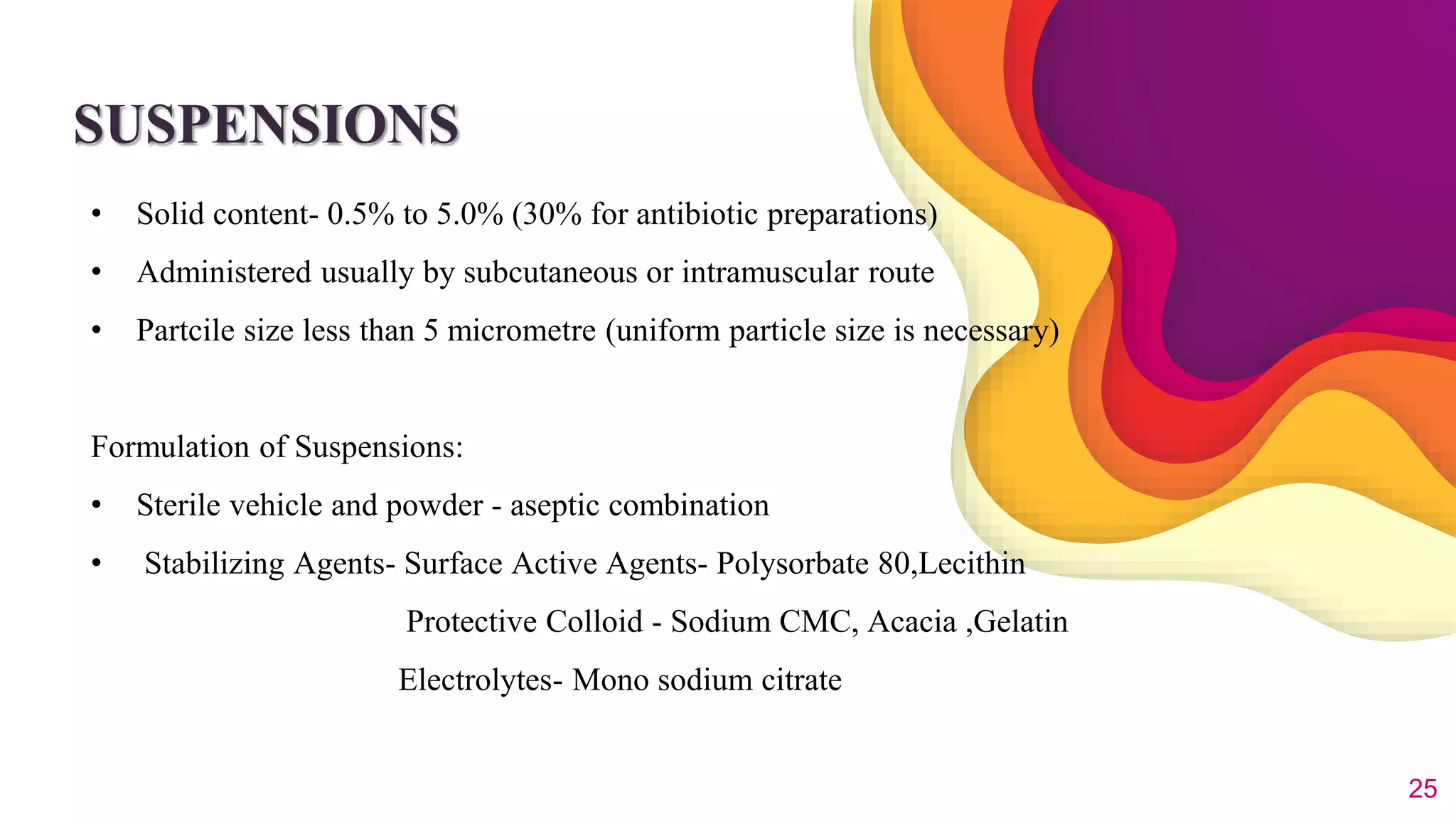Types of Parenteral Formulation | PPTX