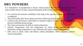 Types of Parenteral Formulation | PPTX
