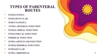Types of Parenteral Formulation | PPTX