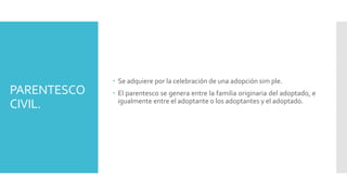 PARENTESCO | PPTX